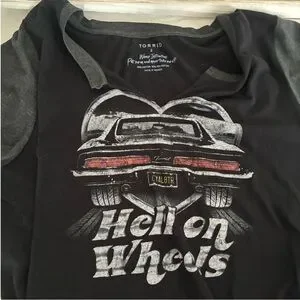 torrid | Tops | Was 23 Torrid Hell On Wheels Tee | Poshmark